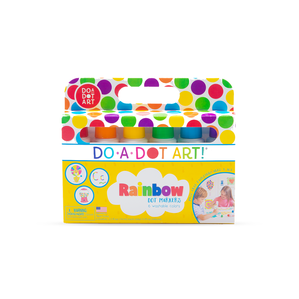 Do-A-Dot Art! Rainbow Dot Markers 6 Pack | Whimsy On Main