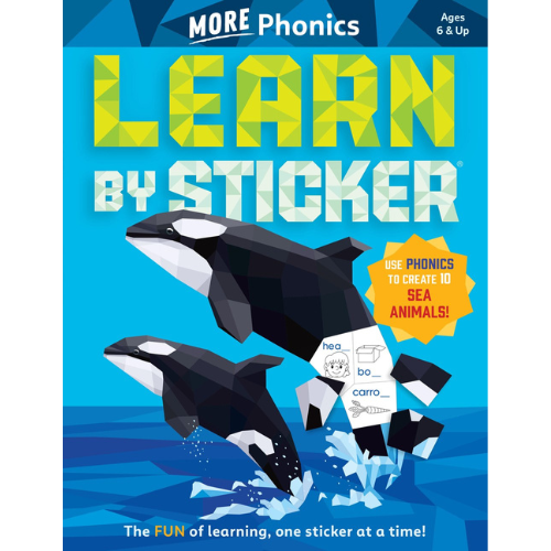 Learn by Sticker: More Phonics | Whimsy On Main