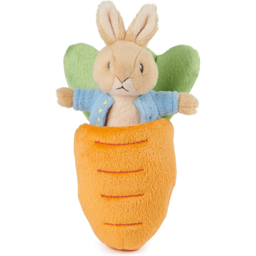 GUND Beatrix Potter 2-in-1 Peter Rabbit with Carrot Plush Playset ...
